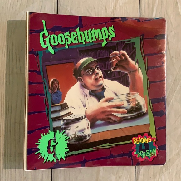 Happiness Express | Other | Vtg Goosebumps Reading Is A Scream 3 Ring ...